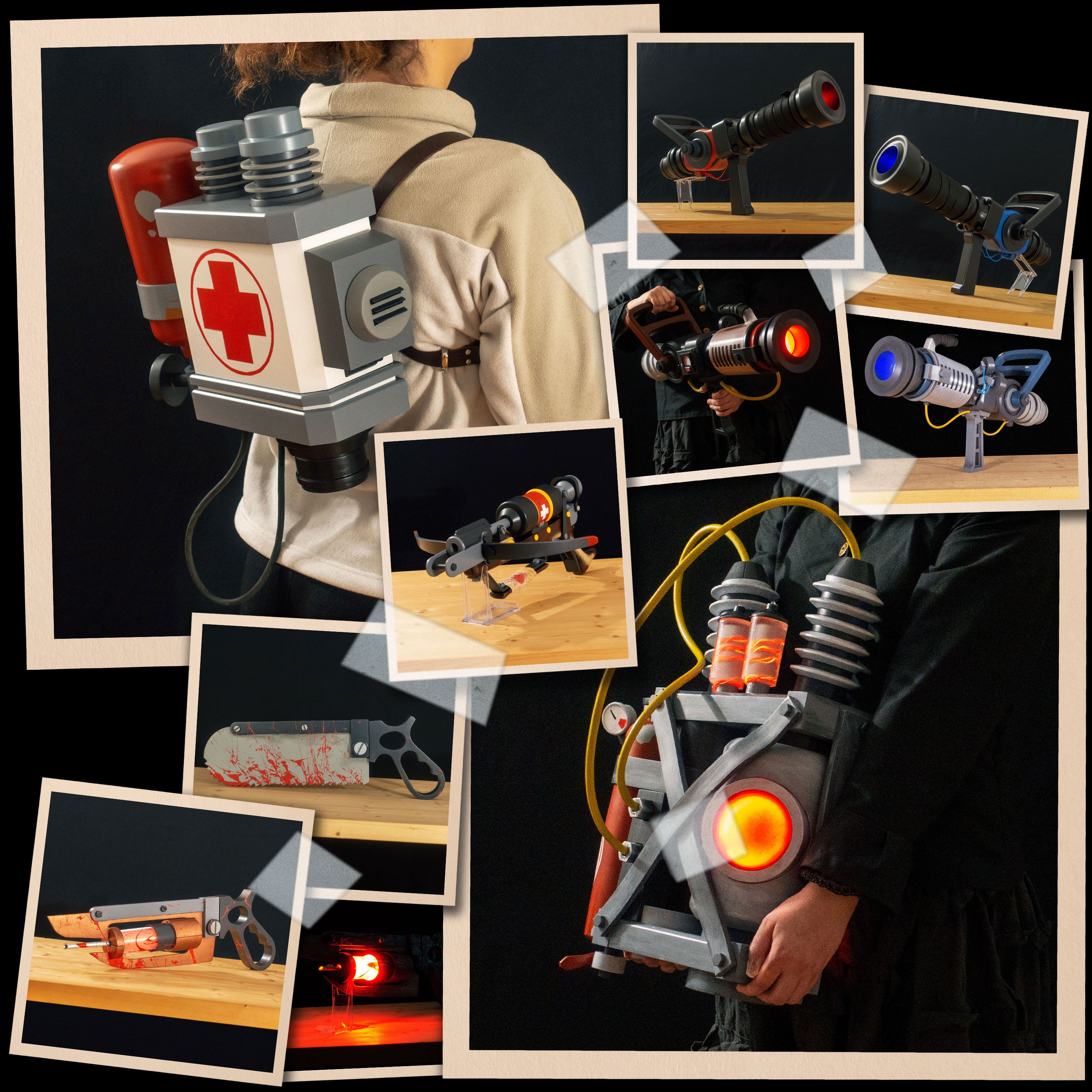 TF2 Medic Full Bundle | Team Fortress 2 Cosplay Prop – Arkan Cosplay